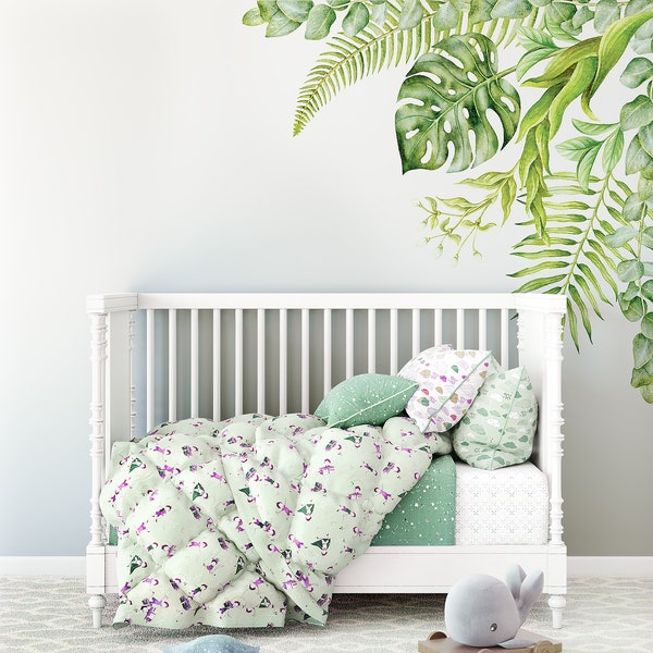 Corner Garden Wall Decal - Etsy