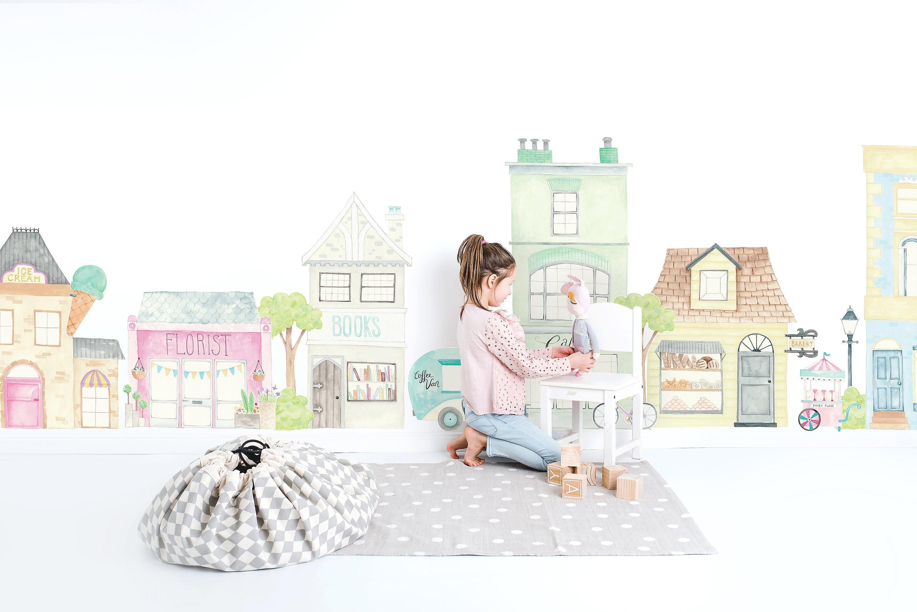 Little Town Decal Set - Etsy
