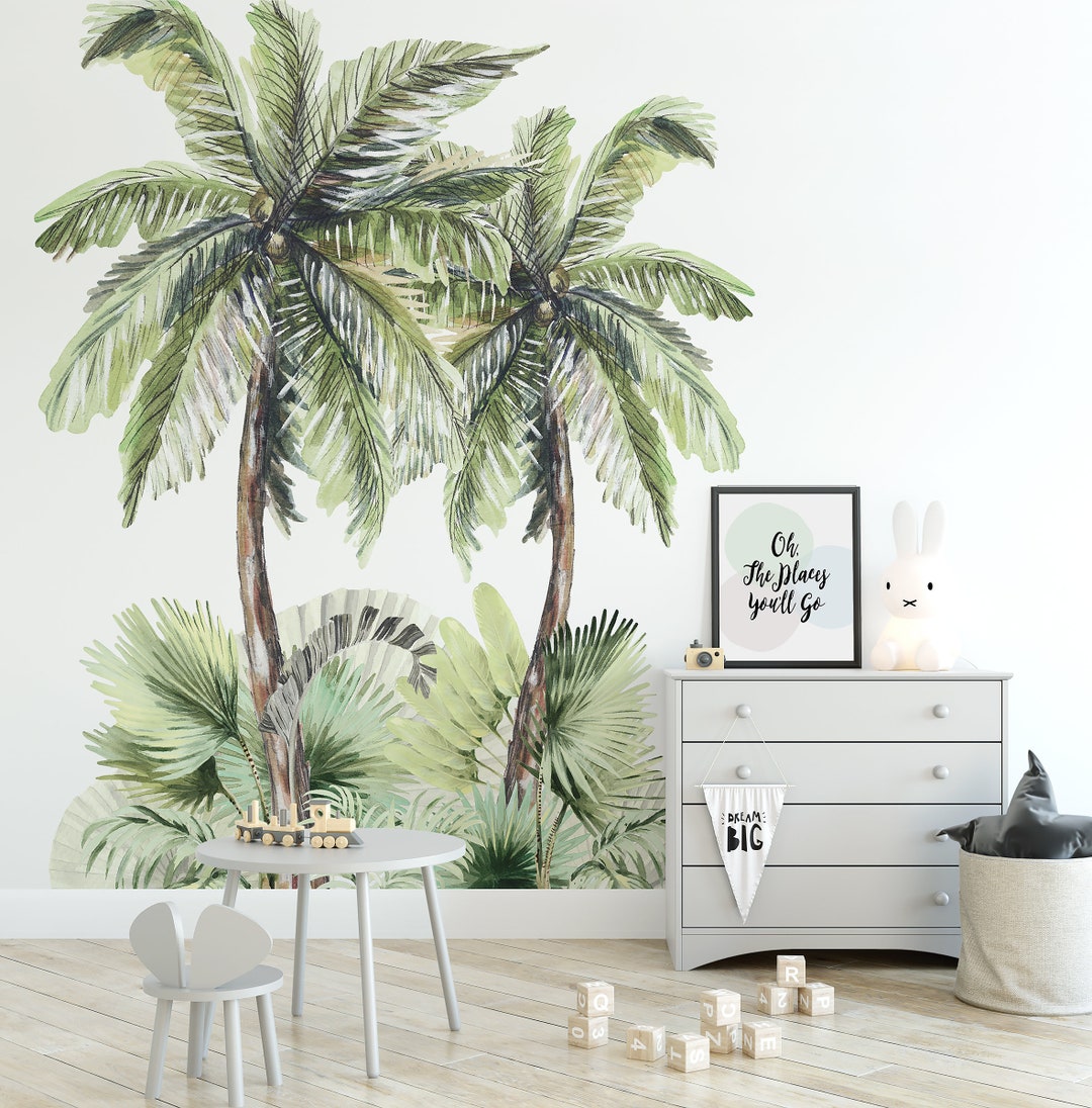 Tropical Island Wall Mural - Etsy