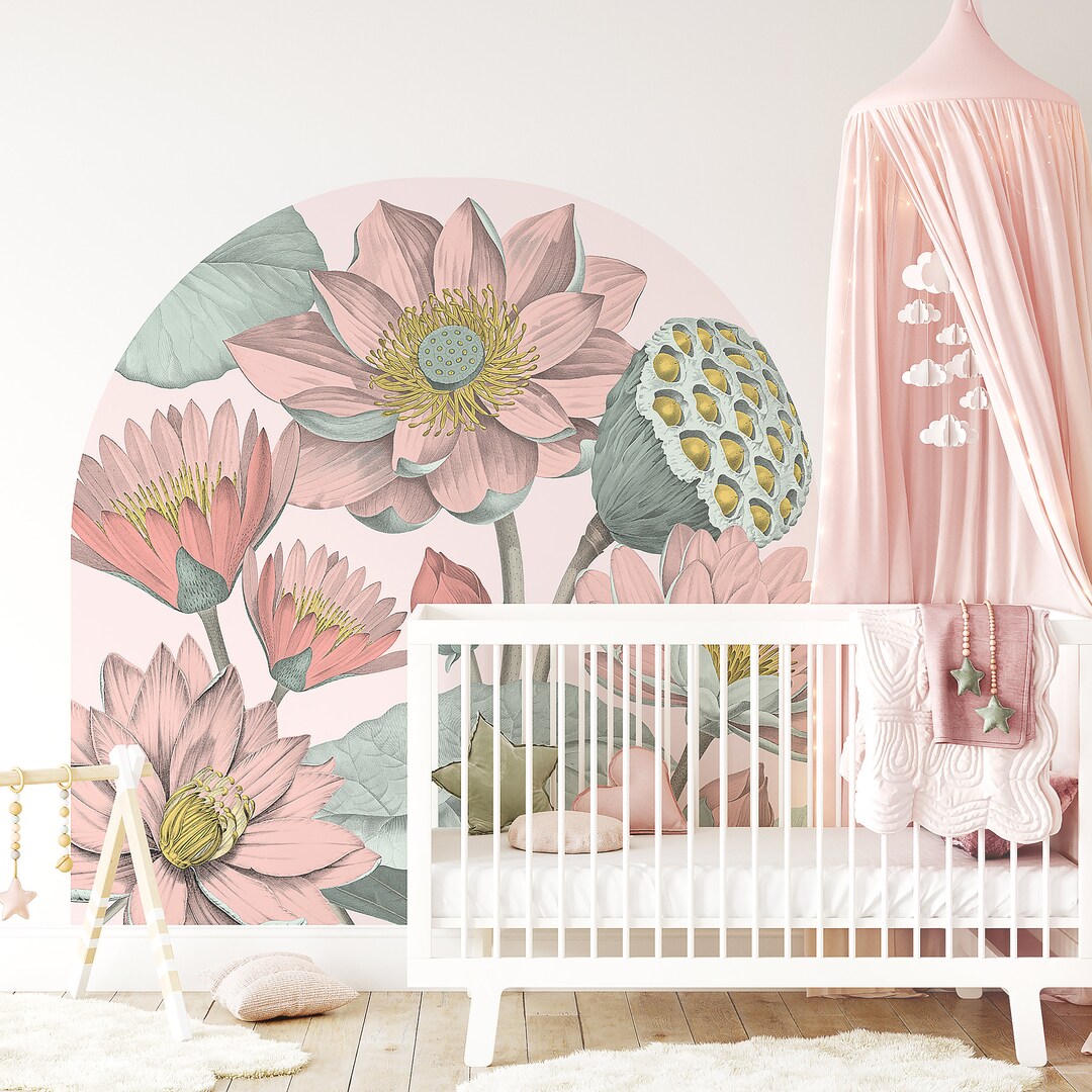 Waterlily Arch Wall Mural - Etsy
