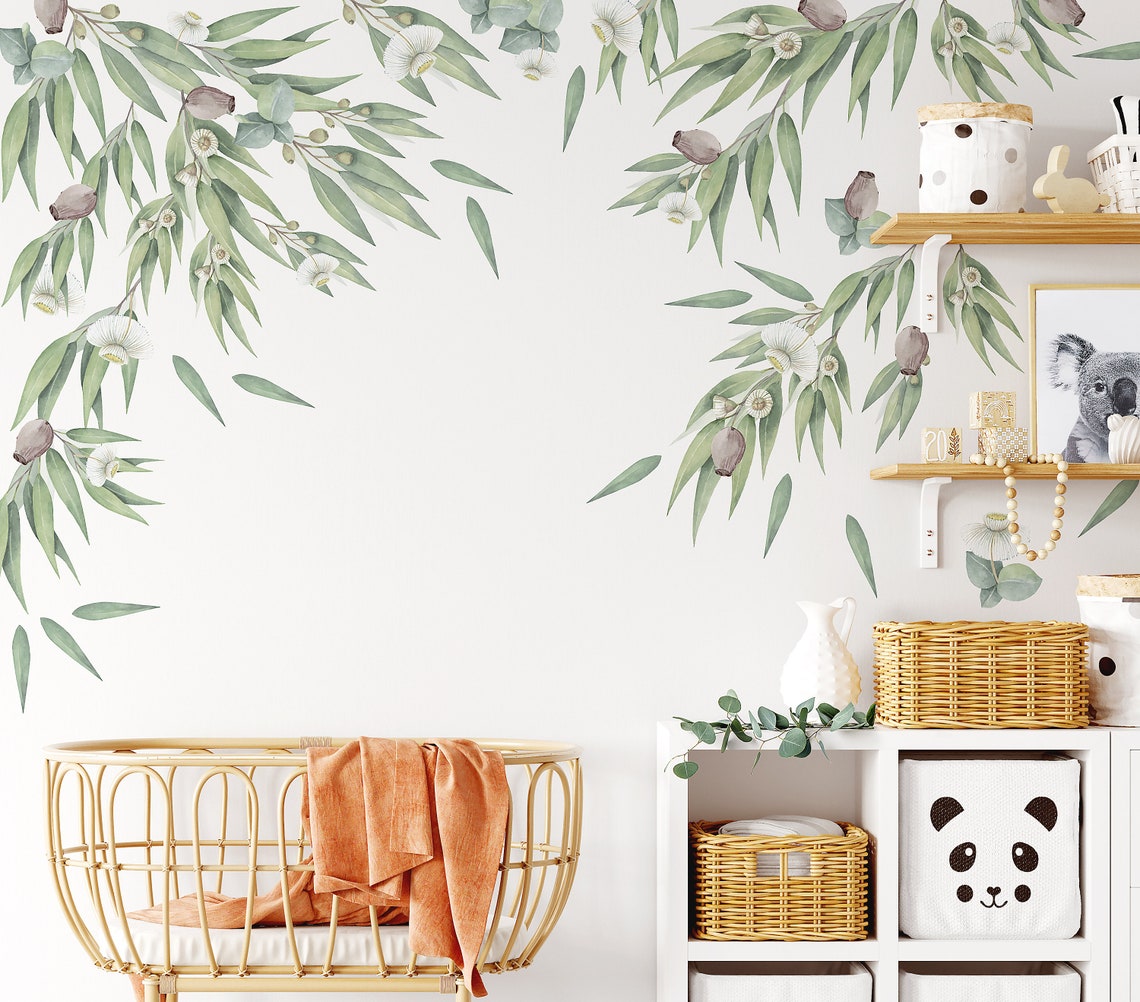 Australian Gum Tree & Gumnut Decal Set - Etsy Australia