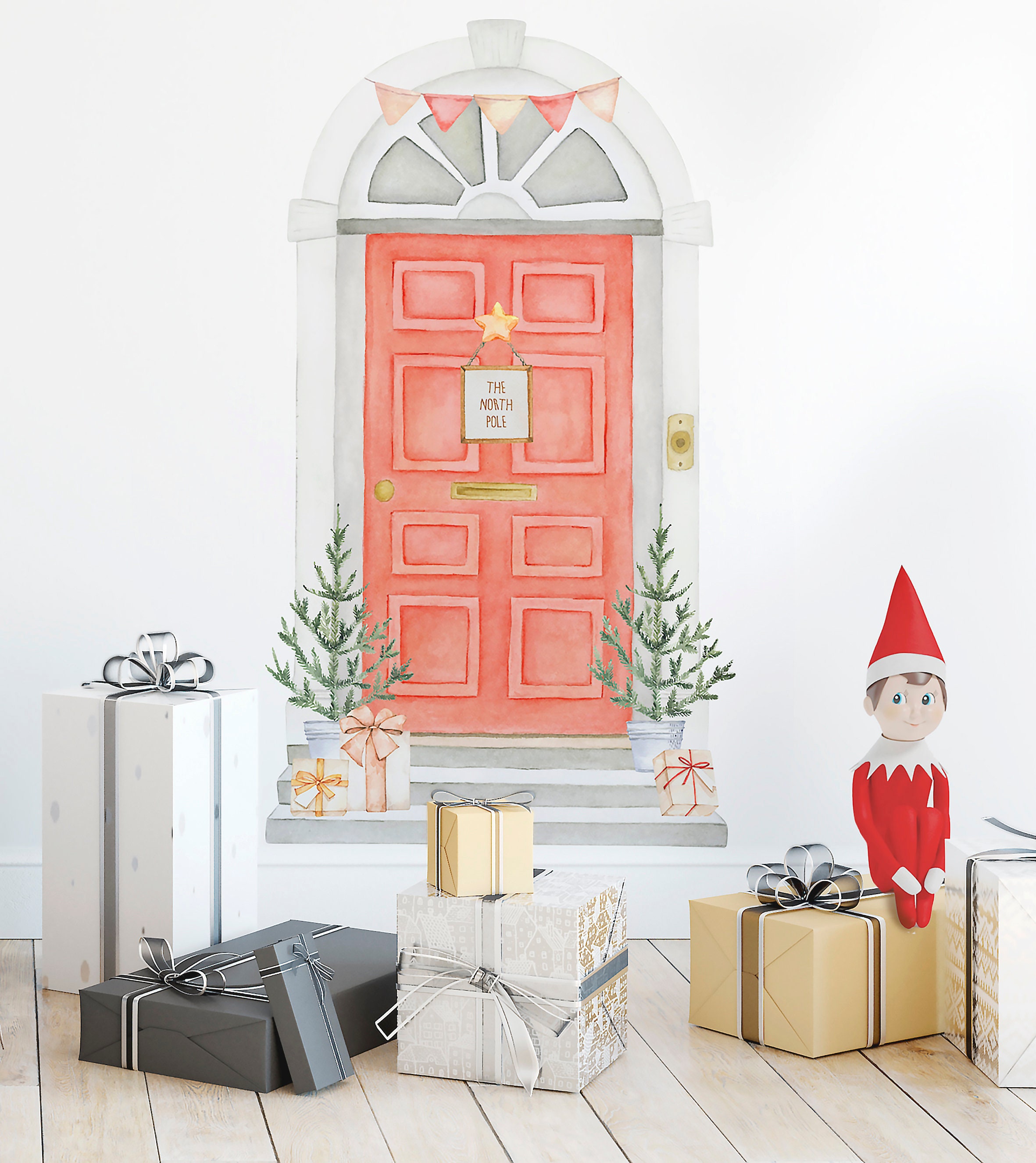 Elf Door Wall Decal - Etsy