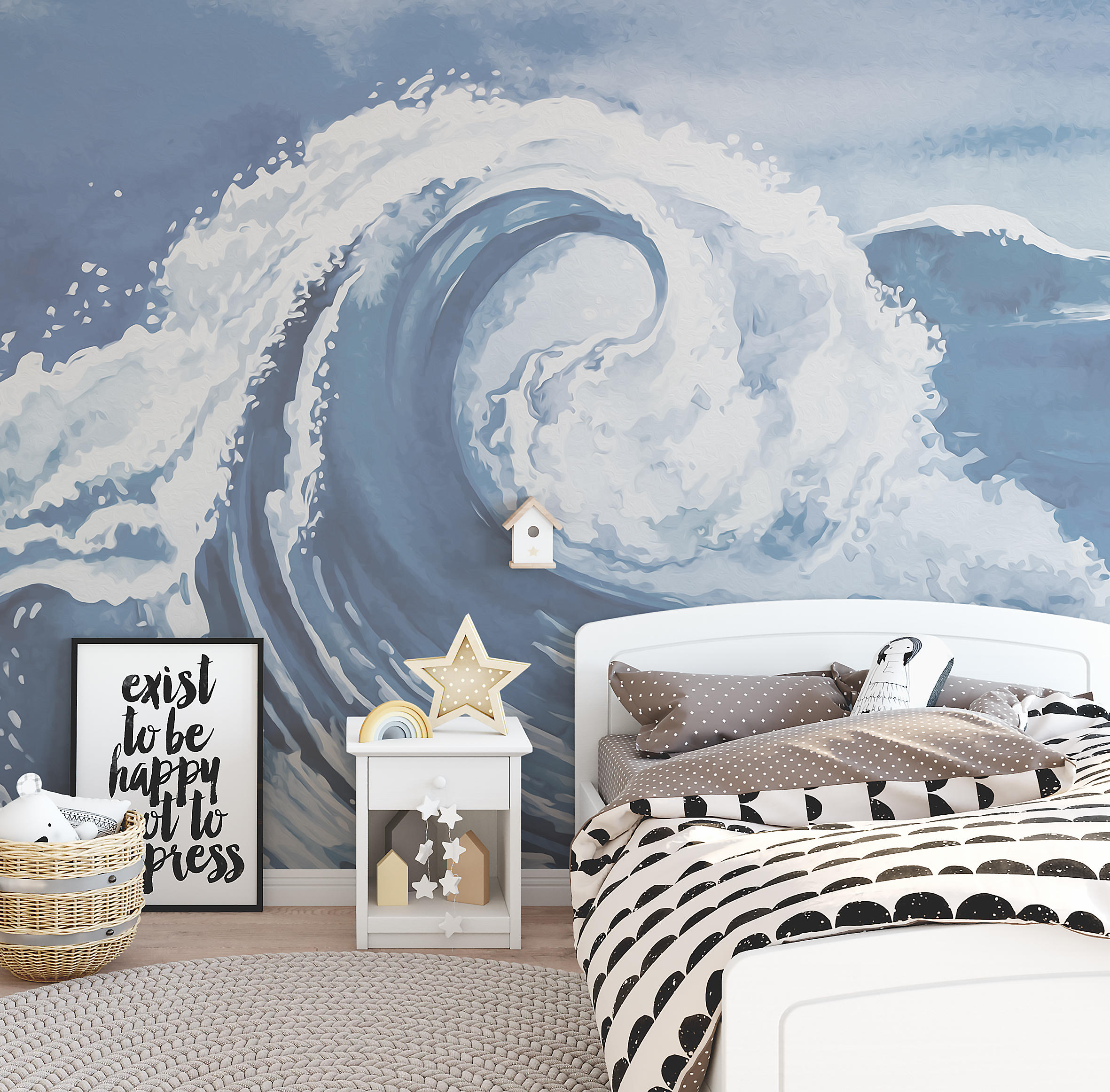 Ocean Wave Wallpaper Mural - Etsy Australia