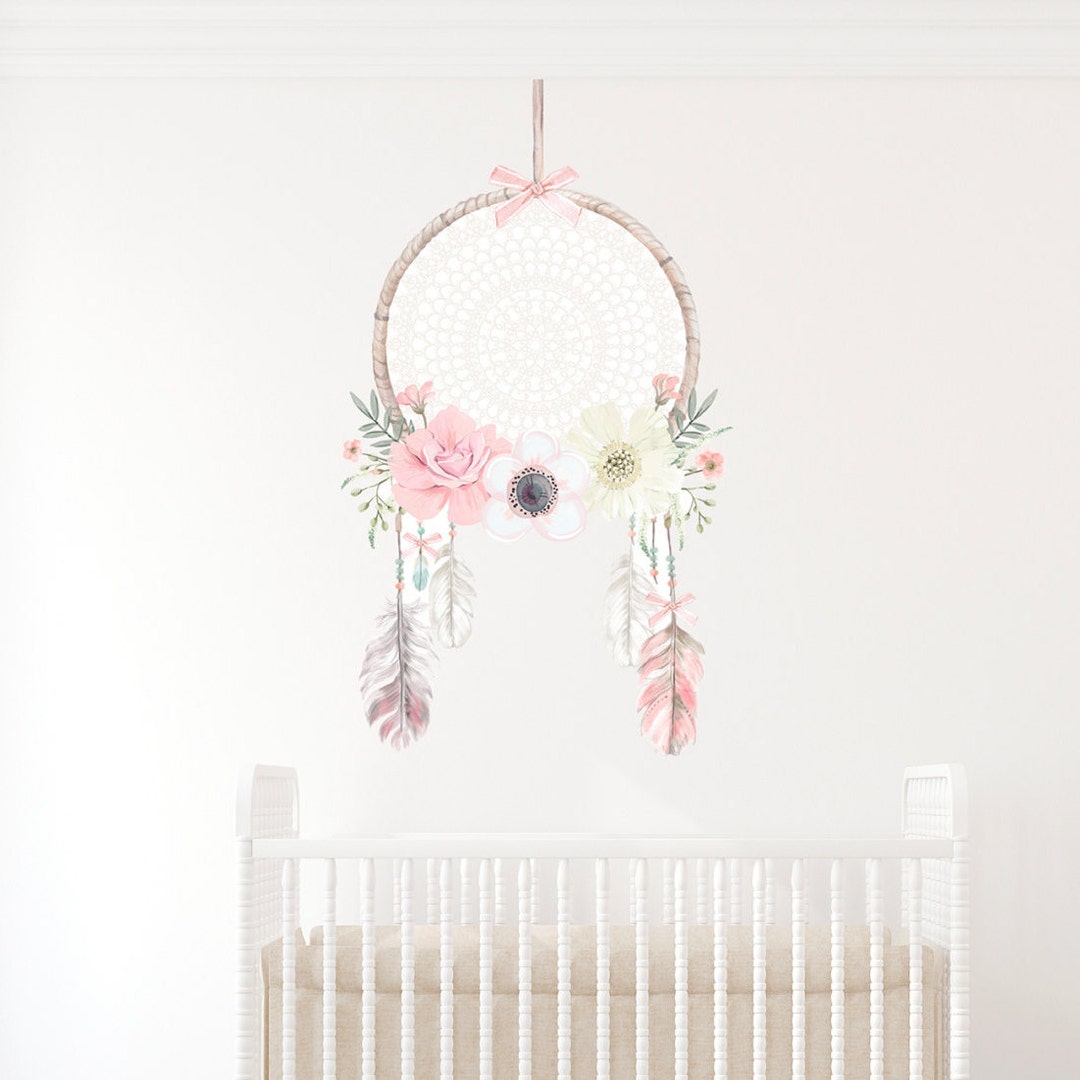 Large Boho Dreamcatcher Wall Decal - Etsy