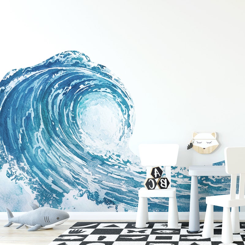 Waves Wall Decal - Etsy