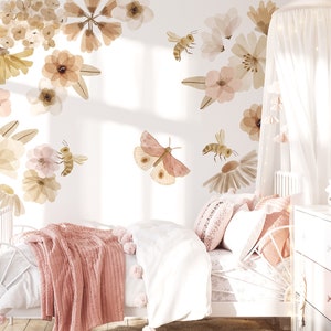 Summer Garden Wall Decal Set - Etsy