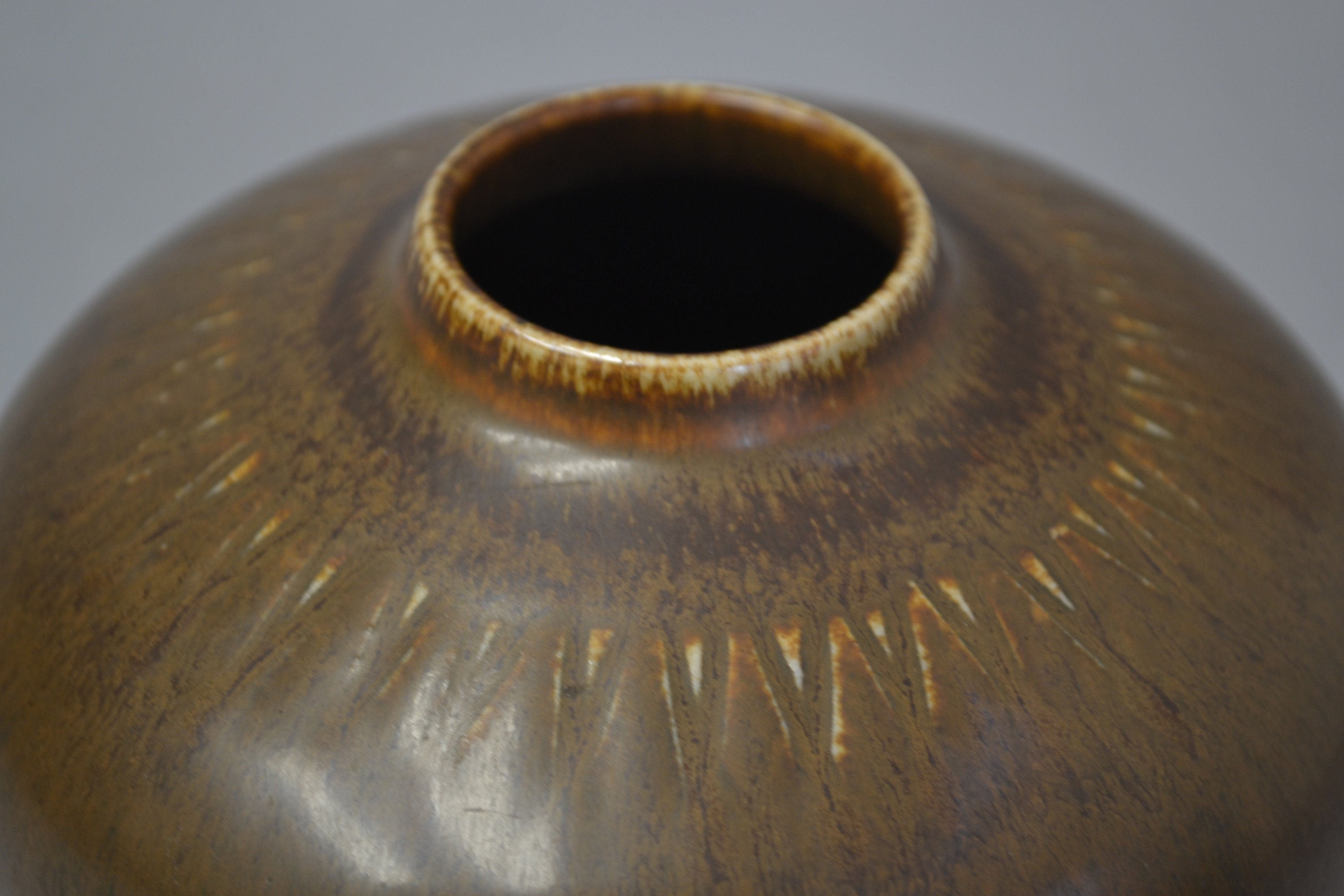 Saxbo Vase by Eva Staehr Nielsen Denmark - Studio Pottery - Mid Century ...