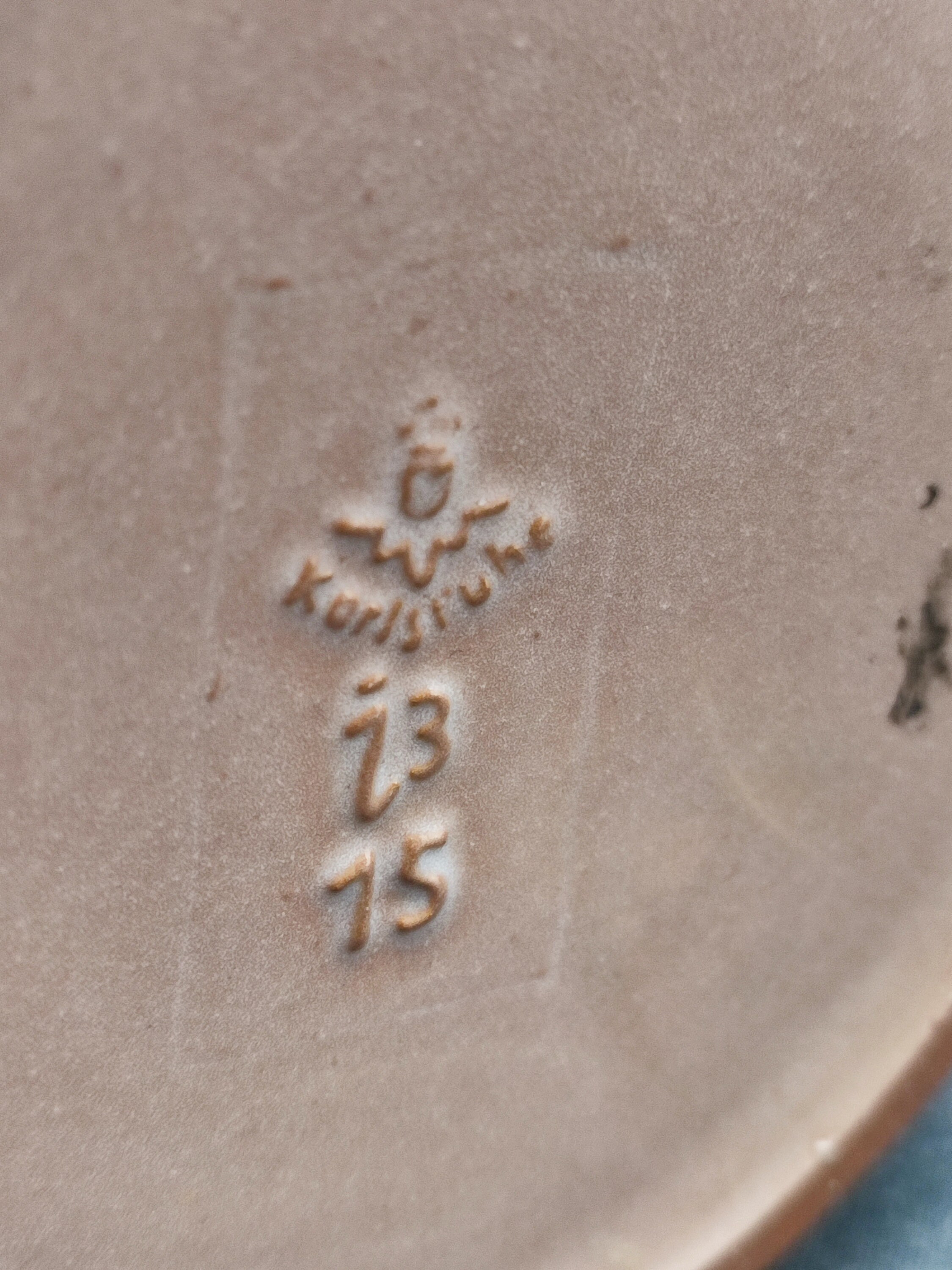 Eva Fritz Lindner Vase - Karlsruhe Majolika - Studio Ceramic - Mid ...