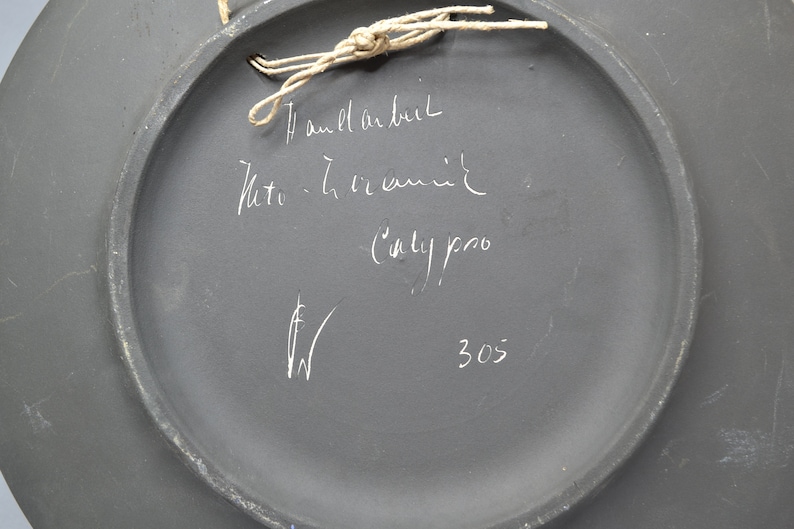 Stunning Ceramic Keto Keramik Wall Plate Calypso - Germany - Etsy