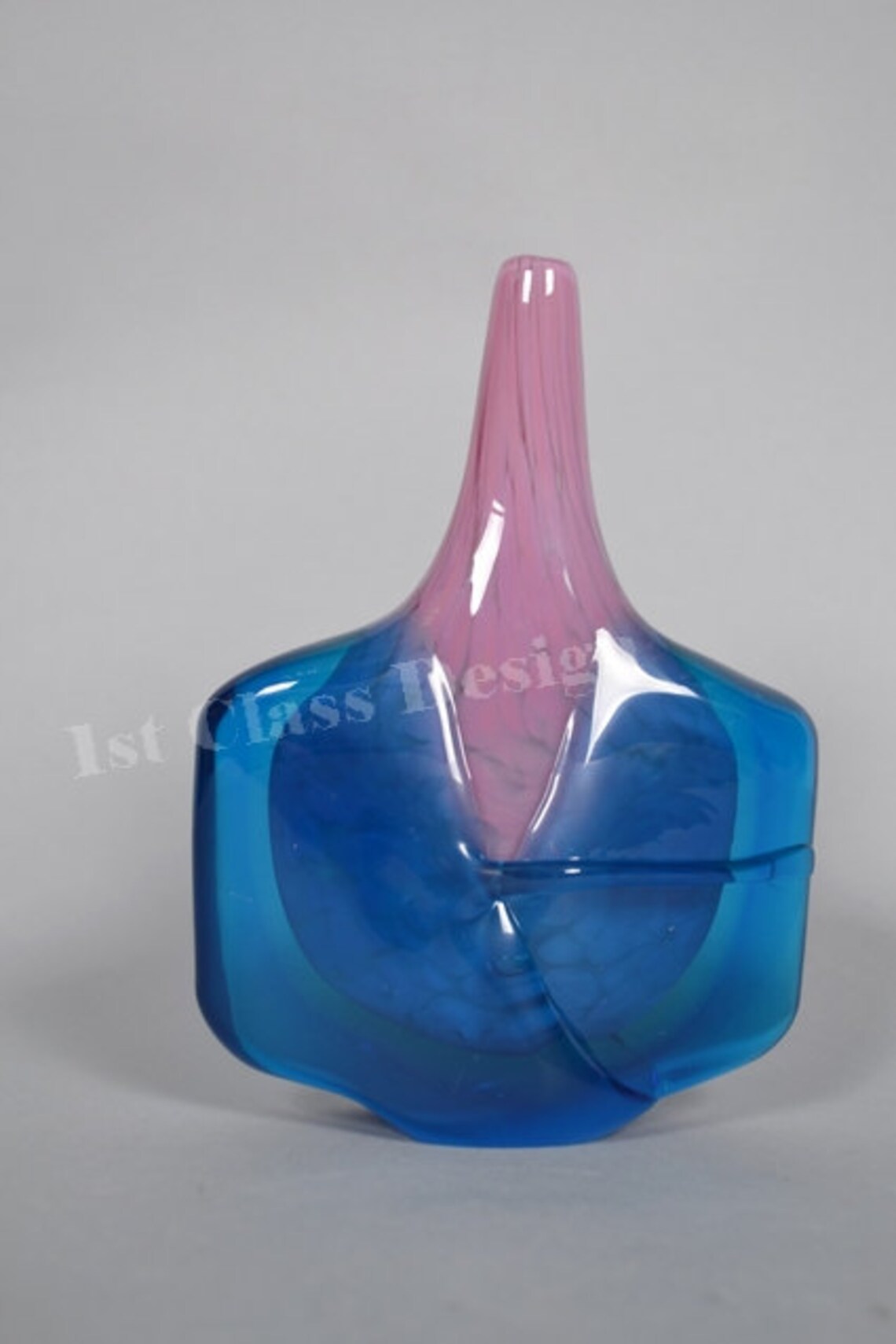 Mdina / Michael Harris Glass Fish Head Vase - Etsy