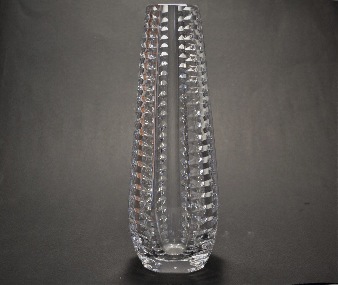 Rare Beyer & Co Glass Vase - Germany - Design Vase Clear - Mid Century ...