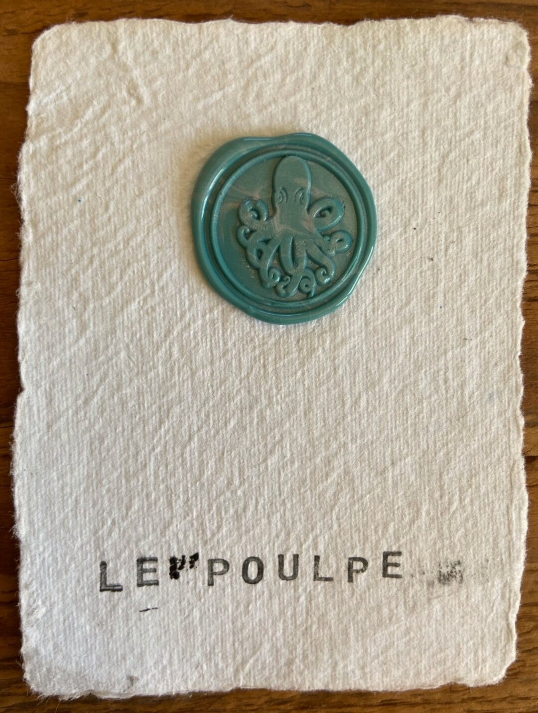 Nice Seal With an Octopus for Octopus Wax Stamp: Snailmail - Etsy