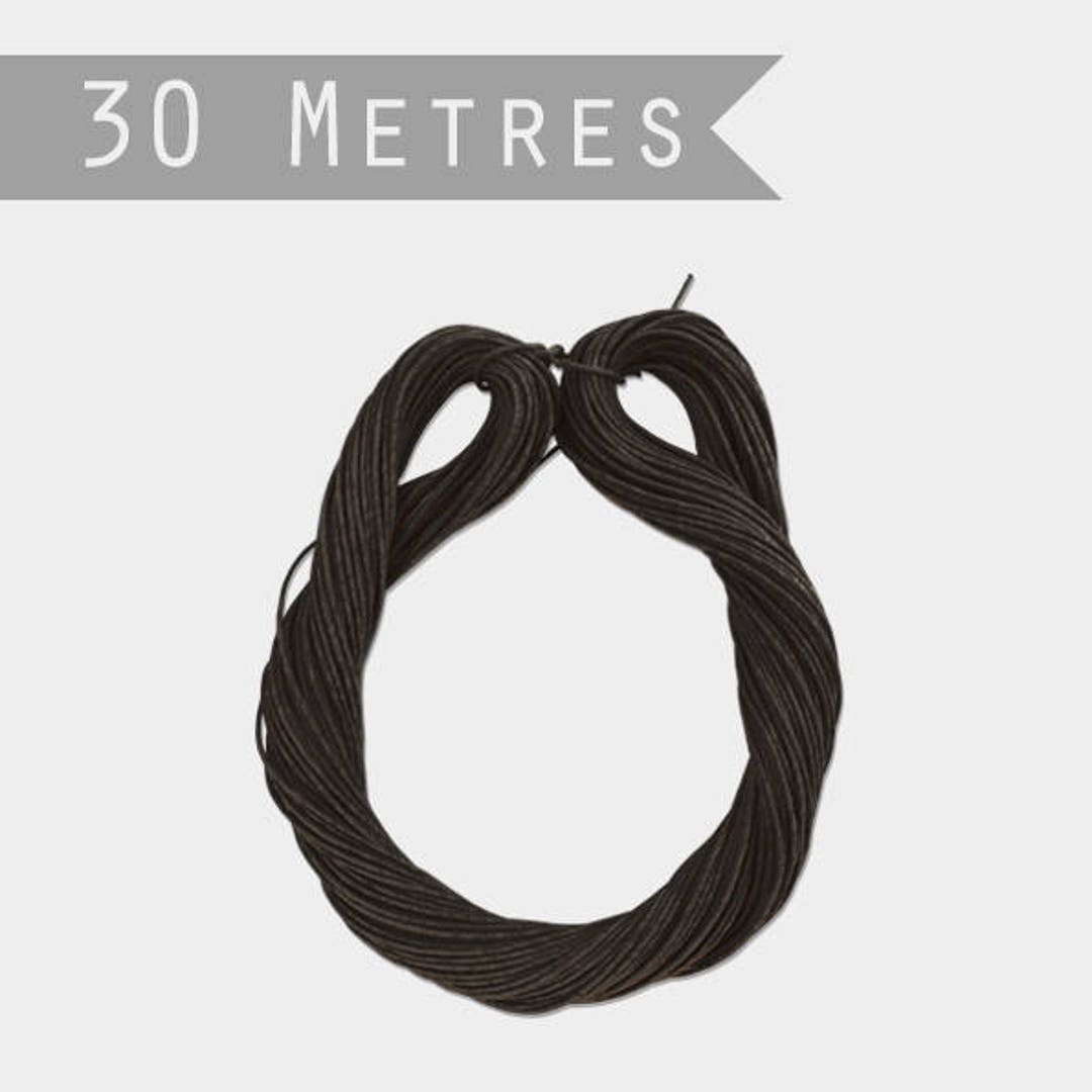 30m Black Paper String Pretty Black Paper Wrapping or Creative String ...