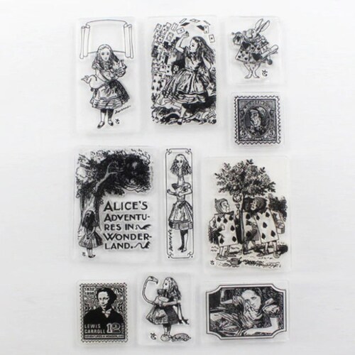 DIGITAL Alice in Wonderland Digital Collage Sheet Download | Etsy