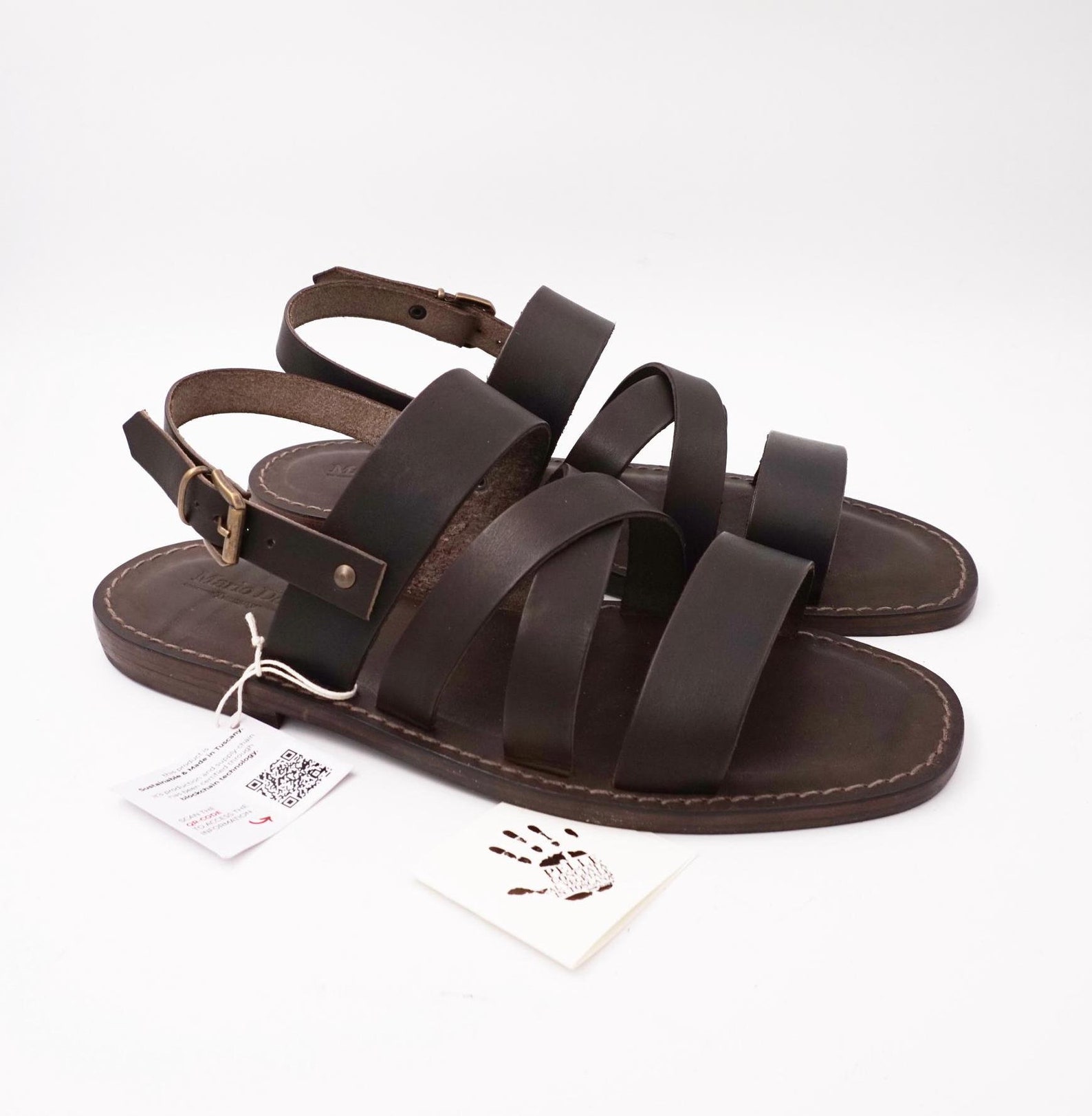 Mario Doni Handmade Men's Leather Sandals, Customizable Franciscan ...