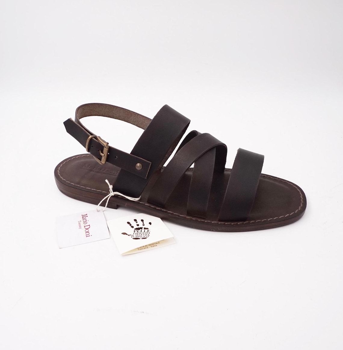 Mario Doni Handmade Men's Leather Sandals, Customizable Franciscan ...