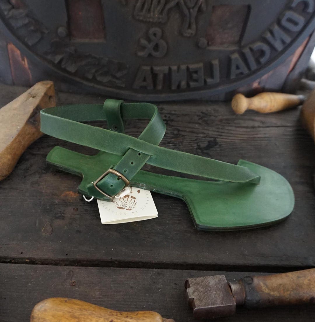 Handmade Barefoot Sandals in Vegetable-tanned Leather Made in Italy ...