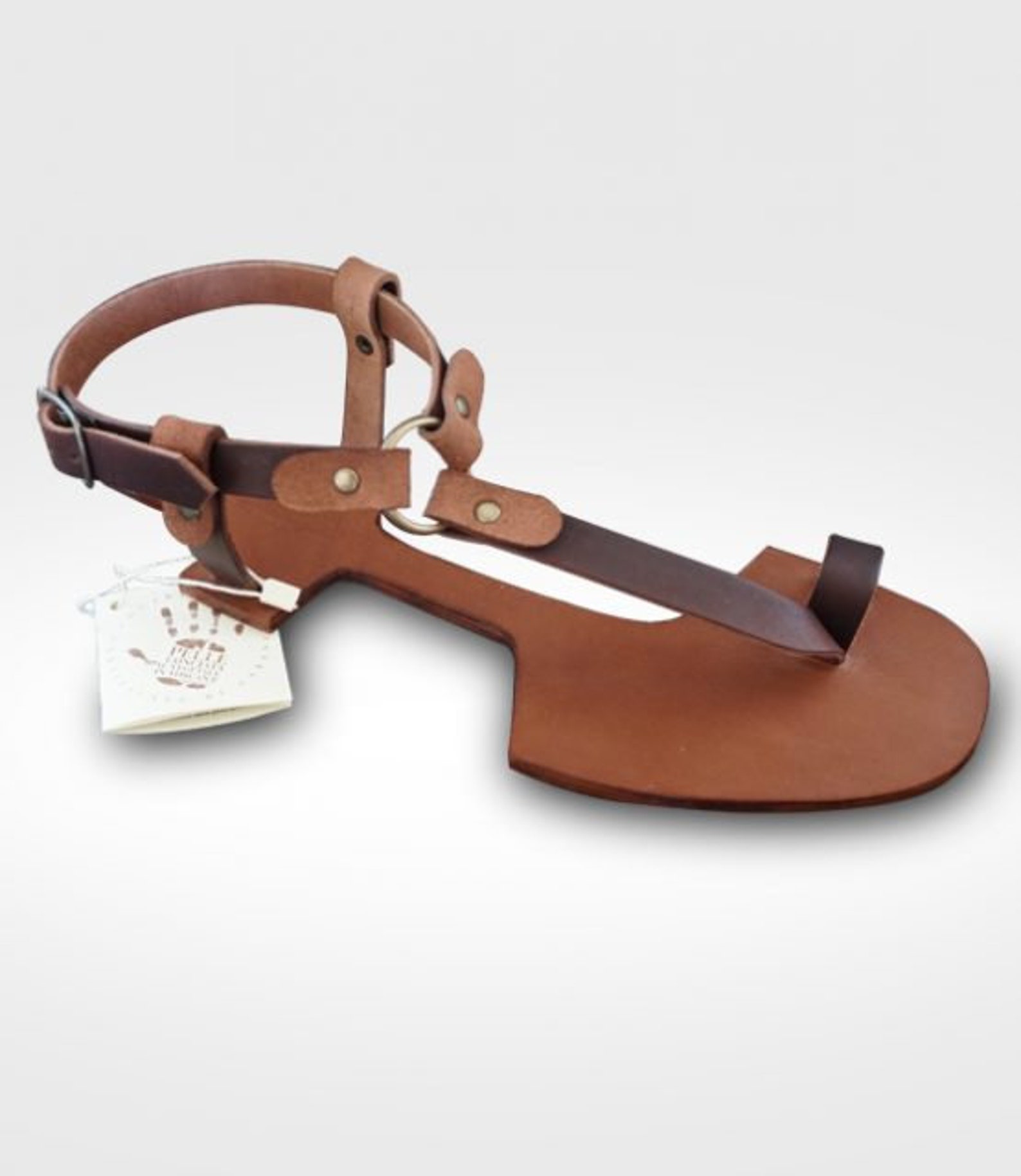 Handmade Barefoot Sandals in Vegetable Tanned Leather Made in - Etsy