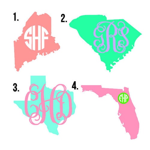 Custom CAMO or Solid STATE Vinyl Decal With HOME You Choose | Etsy