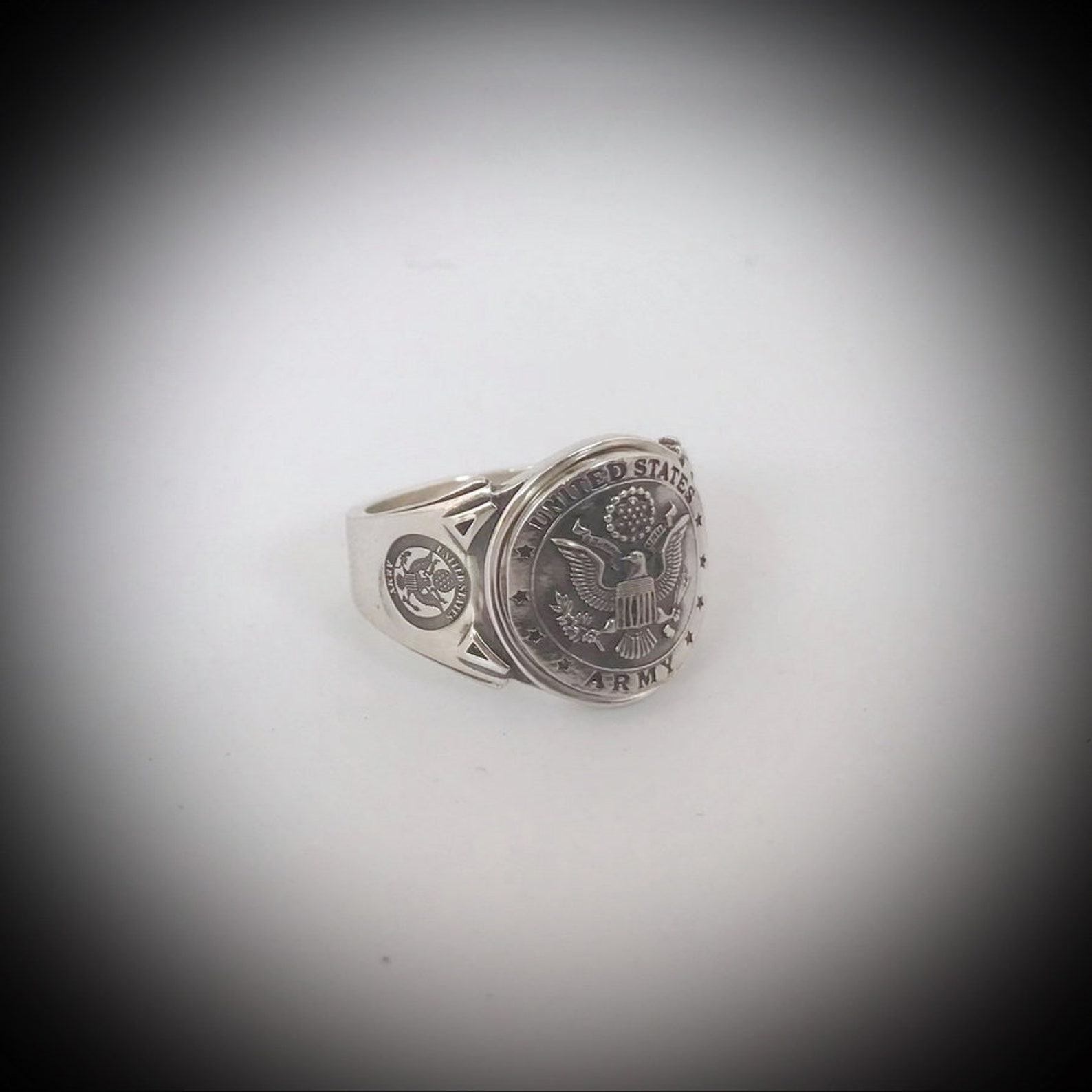United States Army Ring Sterling Silver by Sir Yes Sir | Etsy