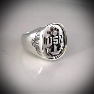 United States Navy Ring - Etsy
