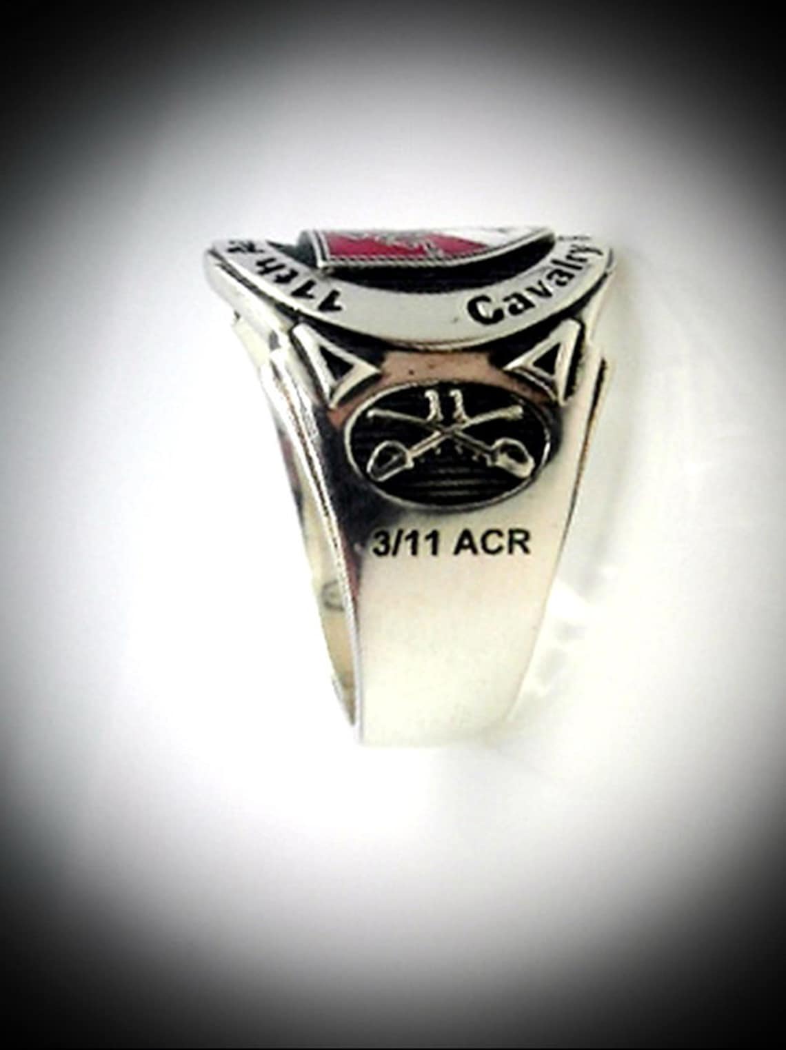 11th Armored Cavalry Cigar Band Ring - Etsy