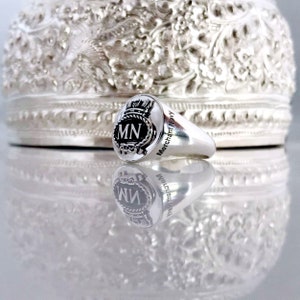 Merchant Navy Bespoke Sterling Silver Ring - Etsy