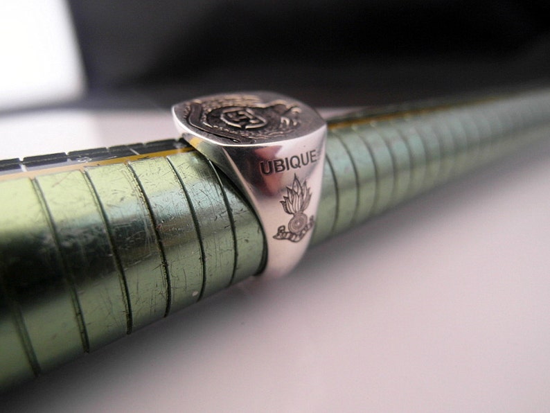 Royal Engineers Bespoke Sterling Silver Ring | Etsy