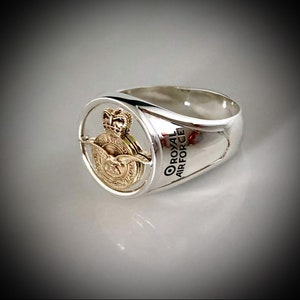 Royal Air Force 16 Mm Round Ring - Etsy