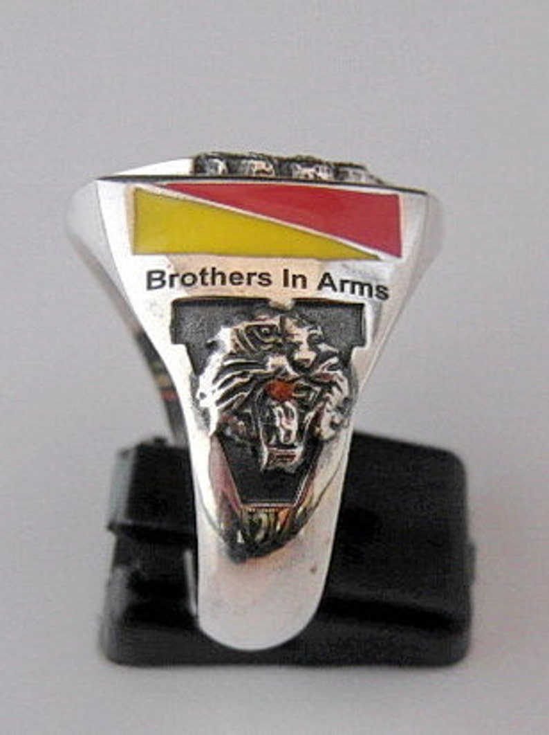 Australian Army 5/7 RAR Bespoke Ring Oxidized Emblem Ring - Etsy