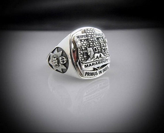 Devonshire & Dorset Regiment Bespoke Ring Oxidized Silver | Etsy