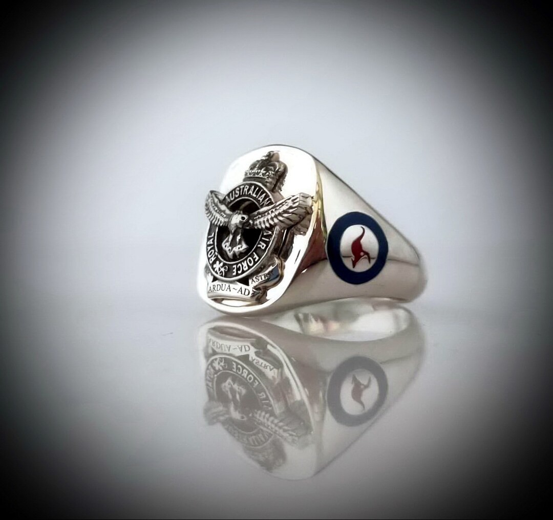 Royal Australian Air Force Ring - Etsy