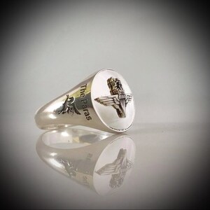Parachute Regiment Bespoke Ring Sterling Silver - Etsy