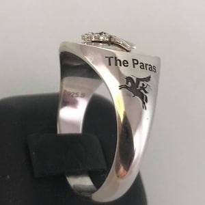 Parachute Regiment Bespoke Ring Sterling Silver - Etsy