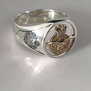 Royal Air Force 16 Mm Round Ring - Etsy