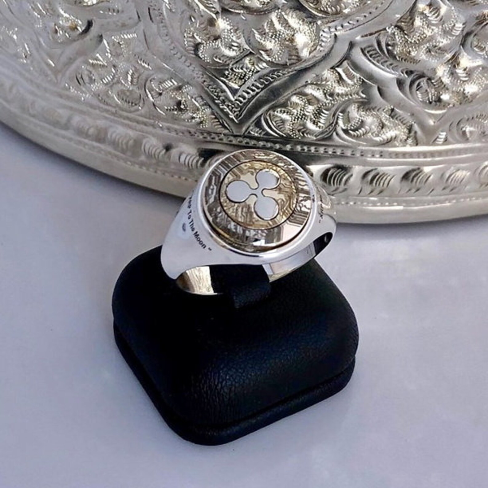 Ripple XRP Crypto Currency Coin Ring Unisex - Etsy Australia