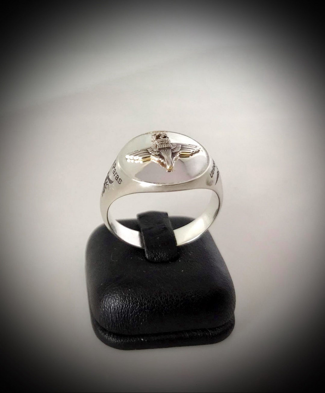 Parachute Regiment Bespoke Ring Sterling Silver - Etsy