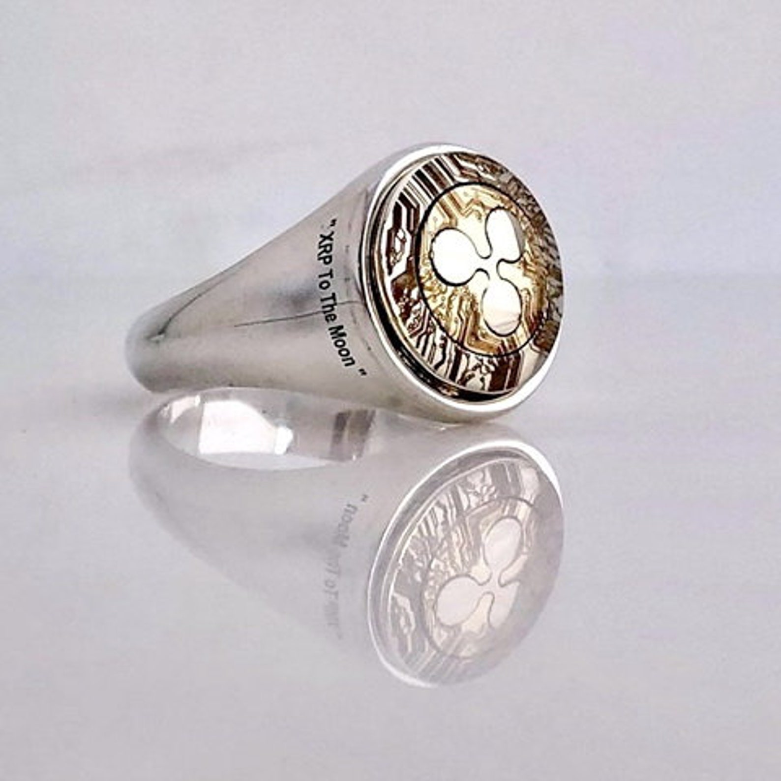 Ripple XRP Crypto Currency Coin Ring Unisex - Etsy Australia