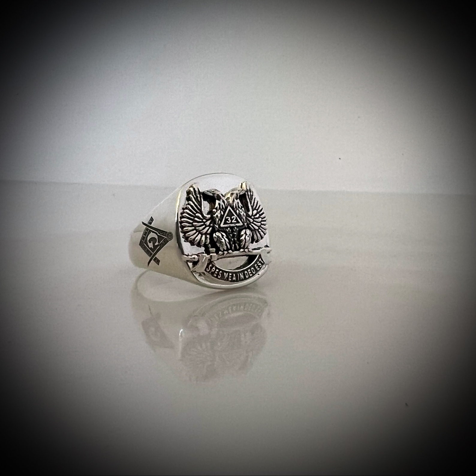 Scottish Rite 32nd Degree Double Eagle Bespoke Ring in - Etsy