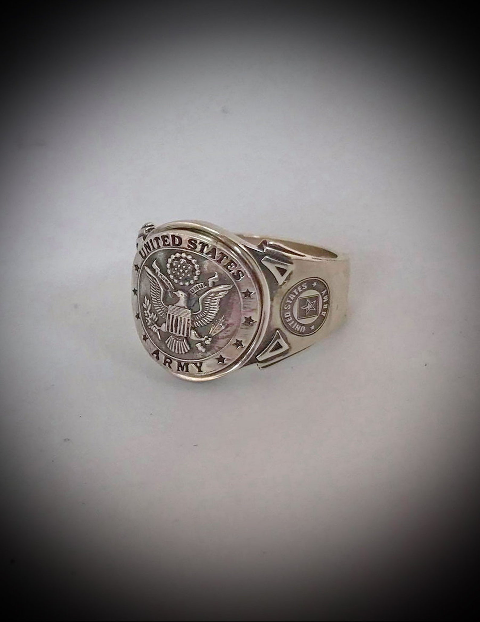 United States Army Ring Sterling Silver by Sir Yes Sir | Etsy