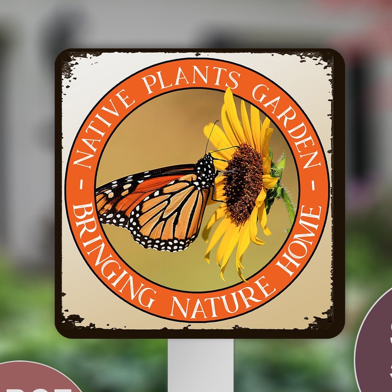Butterfly Garden Sign - Etsy