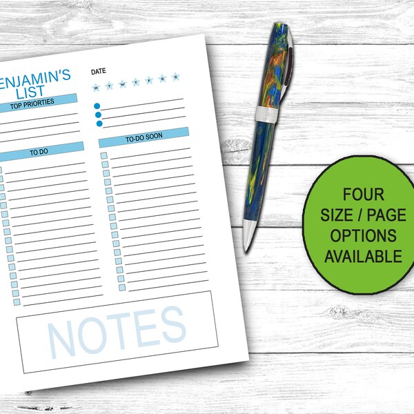 To Do List Pad - Etsy