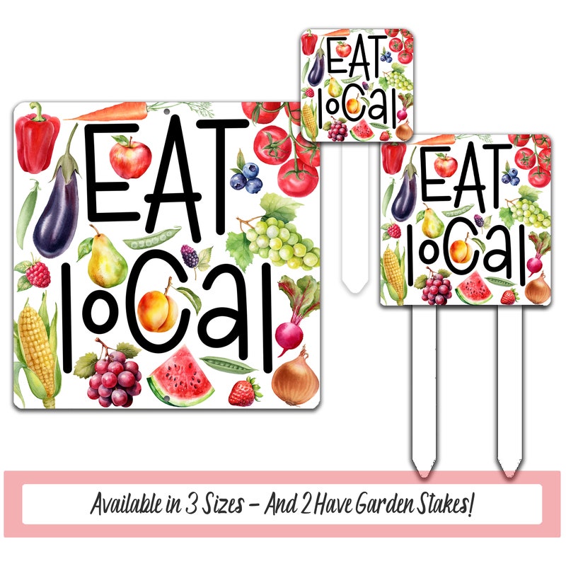 Eat Local Signs - Etsy