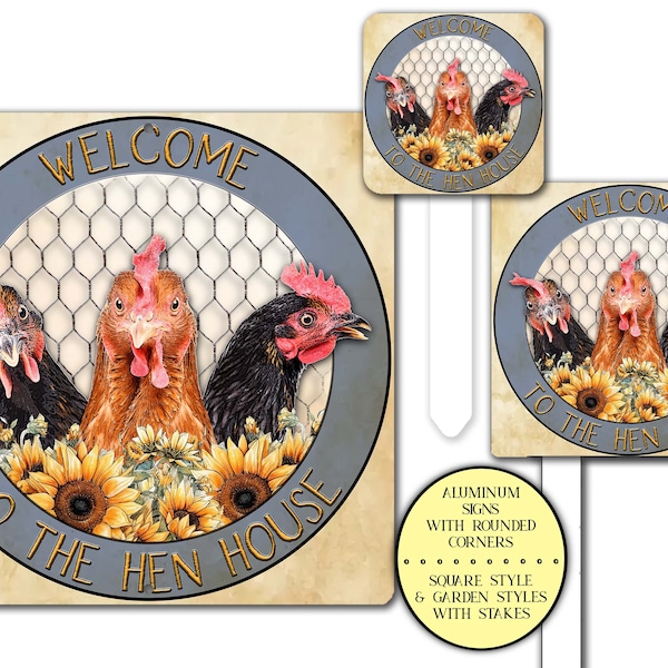 Funny Hen House Sign - Etsy