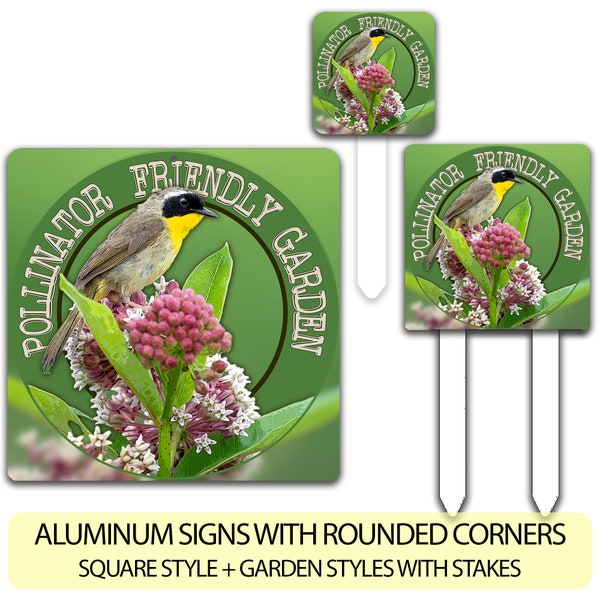 Pollinator Friendly Garden Sign - Etsy