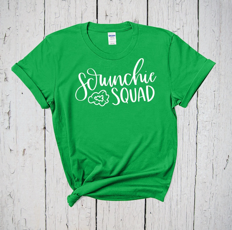 Scrunchie Squad Shirt VSCO Girl Shirt Save the Turtles and - Etsy