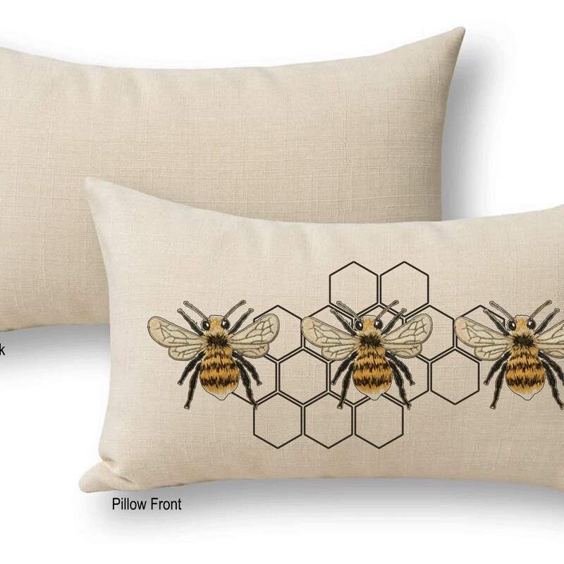 Bumble Bee Pillow - Etsy