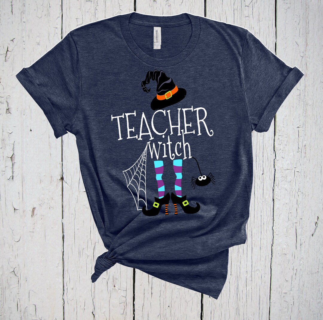Teacher Witch Halloween Shirt Basic Witch Shirt Halloween - Etsy