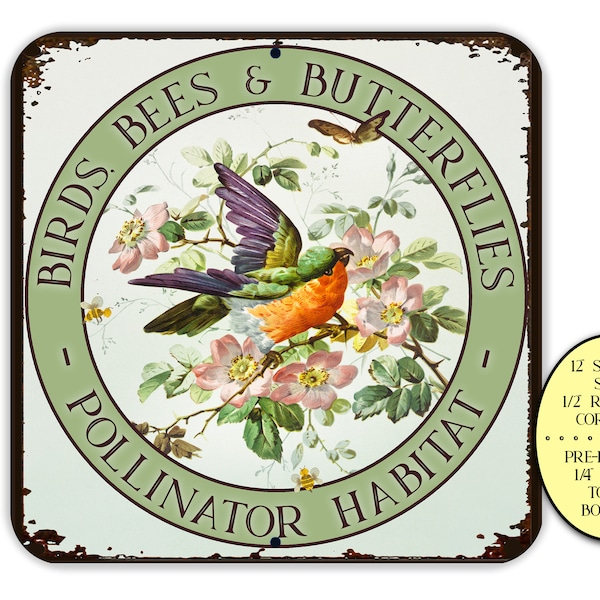 Pollinator Habitat in Progress Sign - Etsy