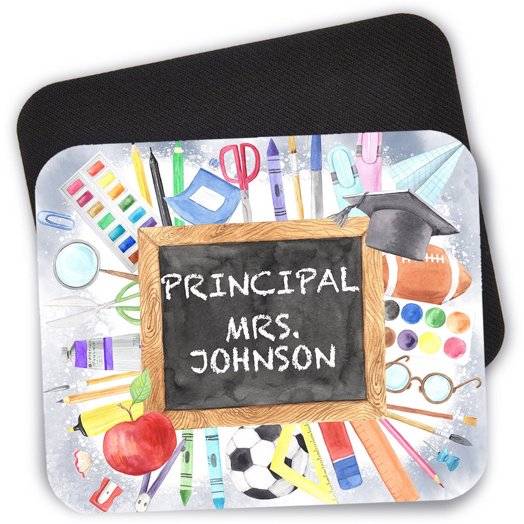 Personalized School Principal Mouse Pad, 9.4"x7.9" Assistant Principal ...